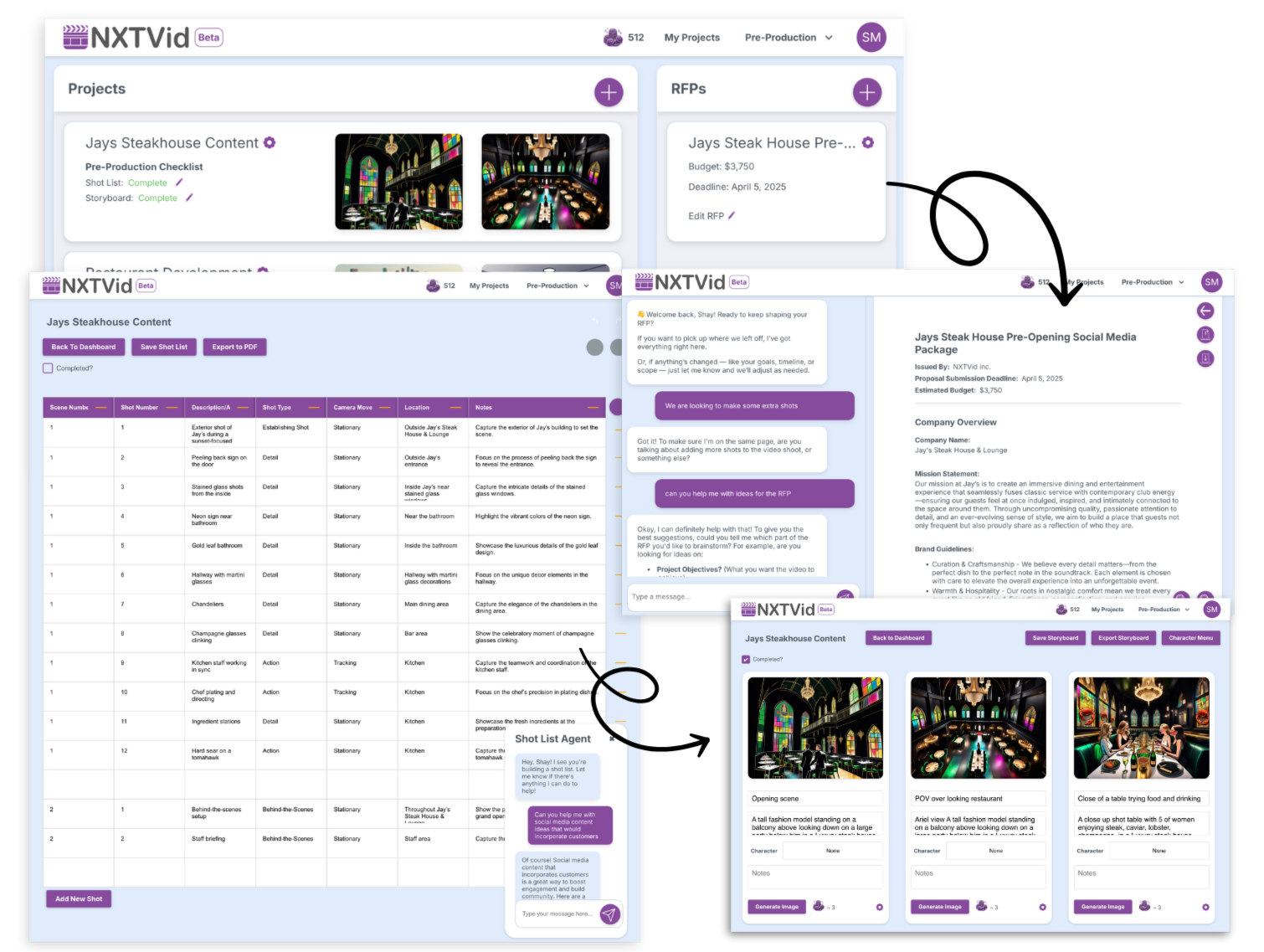NXTVid Pre-Production